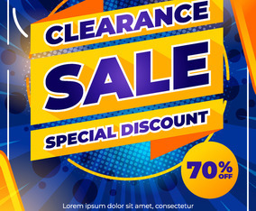 Free clearence - Vector Art