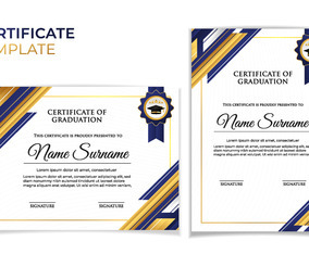 Elegant Graduation Certificate Template | FreeVectors