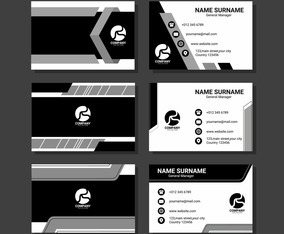 Business Name Card Templates | FreeVectors
