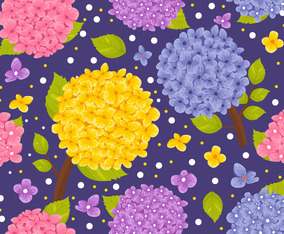 Free hydrangeas - Vector Art