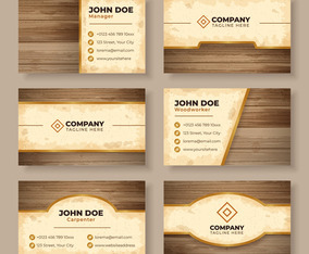 Rustic Business Card Set
