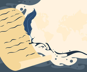 Free poet - Vector Art