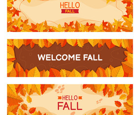 Fall Border Background | FreeVectors