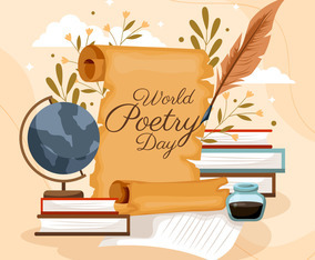 World Poetry Day Background