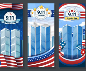 Free twin towers - Vector Art