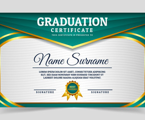Graduation Certificate Template | FreeVectors