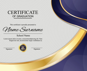 Graduation Certificate Template Background