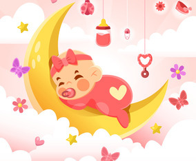 Free infant - Vector Art