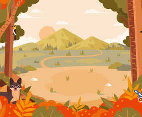 Free fox - Vector Art