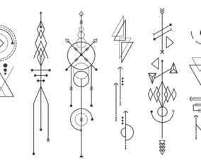 Free outline tattoo - Vector Art