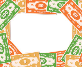 Free play money - Vector Art