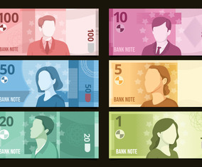 Real Monopoly Money Elements | FreeVectors