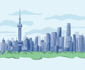 Free shanghai - Vector Art