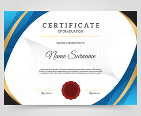 Elegant Graduation Certificate Template | FreeVectors