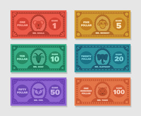 Money Design Paper Bank Cash Note | FreeVectors