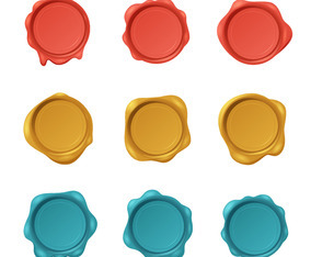 Free wax seal logo - Vector Art