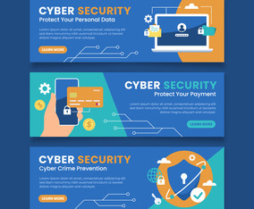 Free cyber security - Vector Art