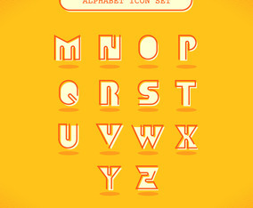 Free alphabet - Vector Art