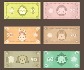 Free fake money - Vector Art