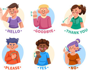 Greetings And Thank You Sign Language