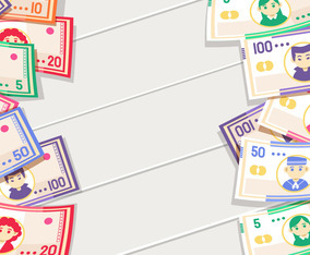 Free play money - Vector Art