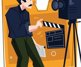 Free actor - Vector Art