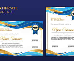 Elegant Graduation Certificate Template | FreeVectors