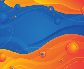 Shiny Orange Vector Background