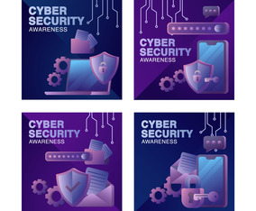 Cyber Security Awareness Infographic
