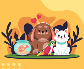 Free pet shop - Vector Art