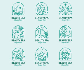 Free spa logo - Vector Art