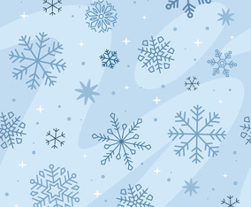 Snowflakes Gradient Color Background