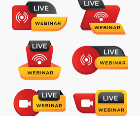 Free live badge - Vector Art