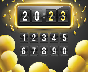 Free countdown clock - Vector Art