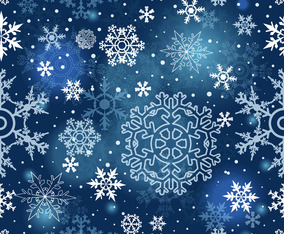 Seamless Snow Pattern