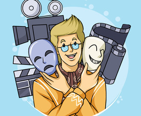 Free actor - Vector Art