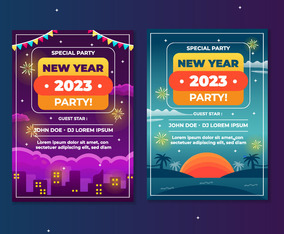 Free party poster - Vector Art