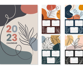 Black And Gold Formal Calendar Template | FreeVectors