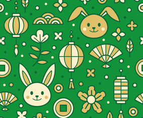 Free chinese pattern - Vector Art