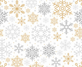 Snowflakes Gradient Color Background