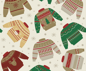 Free sweater seamless - Vector Art