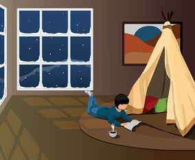 Free indoor - Vector Art