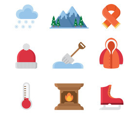 Free cold season - Vector Art