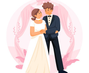 Free marriage - Vector Art