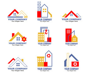 Yellow Construction Company Logo