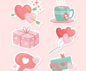 Free cute valentine - Vector Art