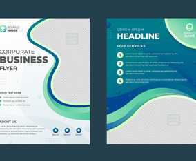 Abstract Business Card Design