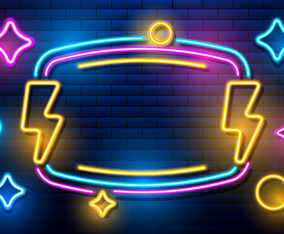 Free neon background - Vector Art