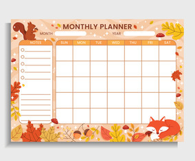 Safari Theme Calendar 2023 Template
