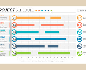 Weekly Timeline Planner Template | FreeVectors
